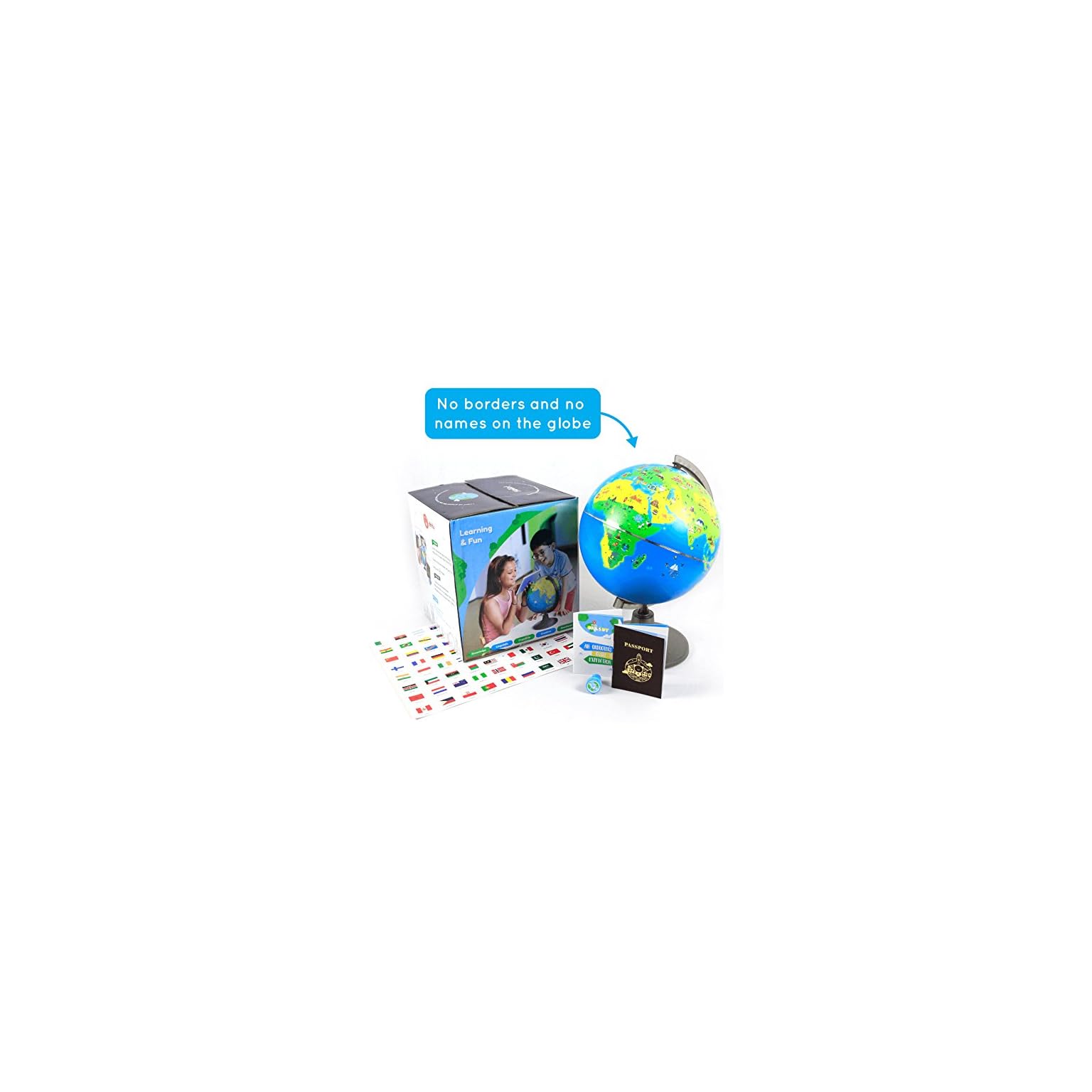 PlayShifu Smart Educational Globe for Kids, Interactive AR Toy, Ideal ...