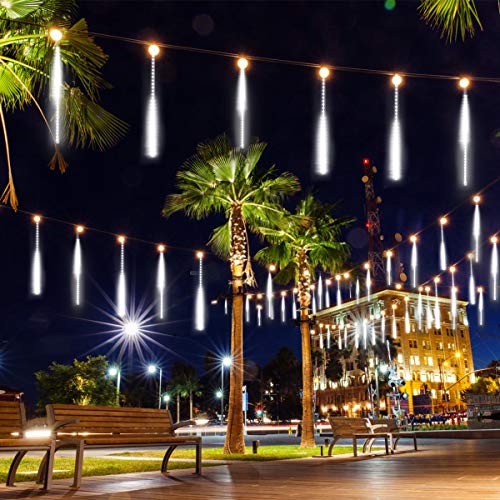 Number-one Meteor Shower Lights, LED Falling Rain Lights 30cm 8 Tube ...