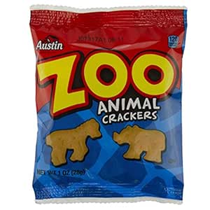 Amazon.com : Kellogg's Austin Zoo Animal Crackers, 1 Ounce (Pack of 100 ...
