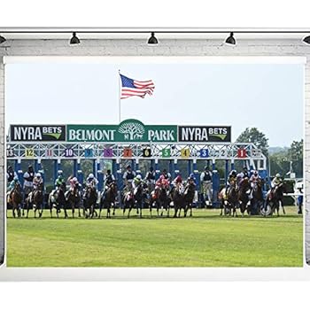 Amazon.com : Horse Racing Photography Backdrop for Derby Party, 7x5FT ...