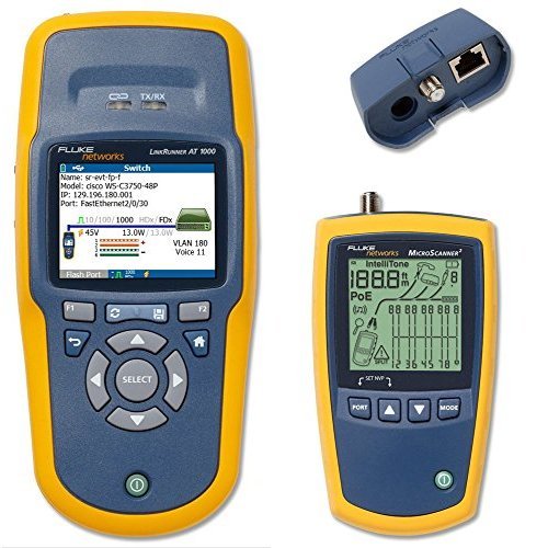 Fluke Networks LRAT-1000 LinkRunner AT Copper Ethernet Network Tester ...