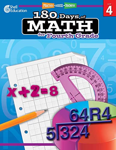 Amazon.com: 180 Days of Math: Grade 4 - Daily Math Practice Workbook ...
