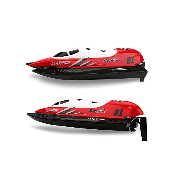 FUNTECH RC Boat, High Speed 20MPH 2.4GHz Remote Controlled Boat with ...