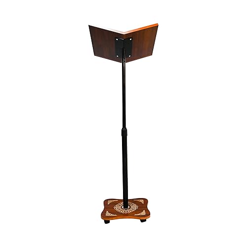 Quran Stand Holder Tall! Wooden Quran Book Holder Stand for Reading ...