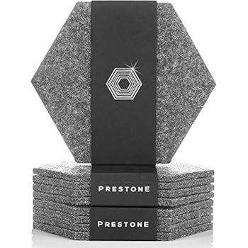 Amazon.com: Comfortena Absorbent Felt Coaster Inserts Set of 6 (Pearl ...