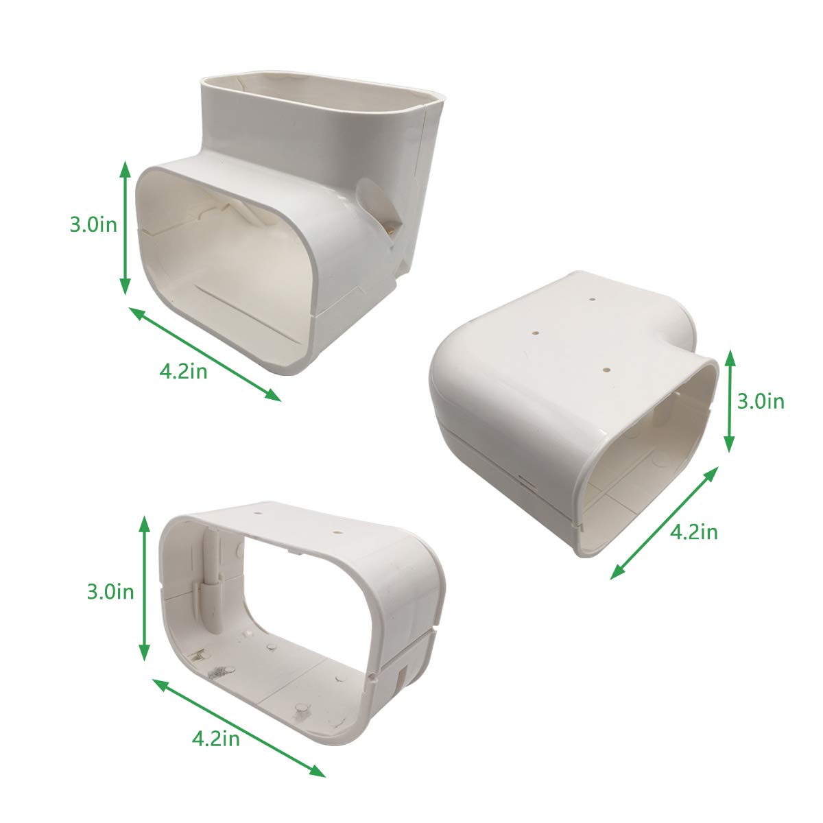 Forestchill 14ft Decorative PVC AC Line Set Cover Kit Tubing Slot for ...