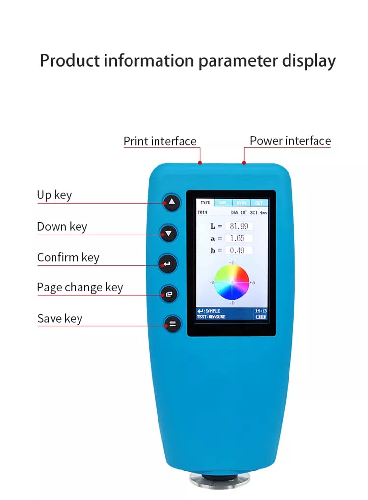 Mua Portable Colorimeter Color Analyzer Digital Precise Lab Color Meter Tester Color Difference