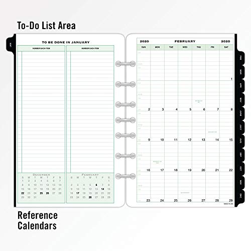 Day-Timer 2020 Daily Planner Refill, 5-1/2" x 8-1/2", Desk Size 4, Two ...