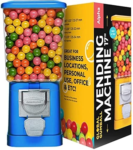 Gumball Machine - Blue Home Vending Machine - Bubble Gum Machine for ...