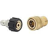 Amazon.com : Twinkle Star Pressure Washer Adapter Set, Quick Disconnect Kit, M22 Swivel to 3/8 ...