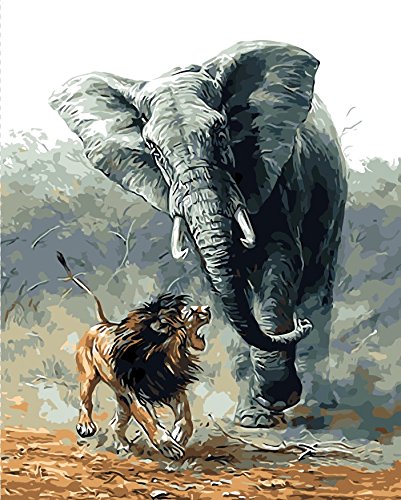 Elephant Paint By Number Kits • Paint By Number For Adults