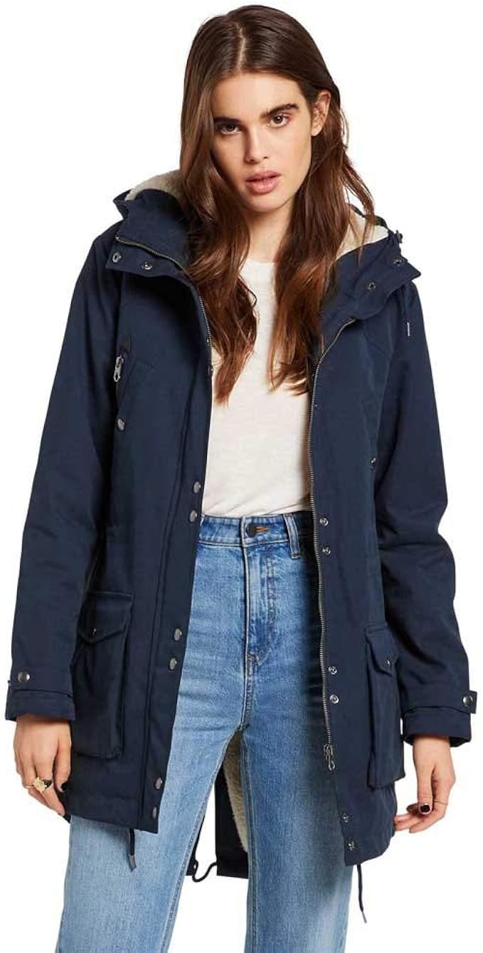 Amazon.com: Volcom womens Volcom Women's Walk on By Parka Heavyweight ...