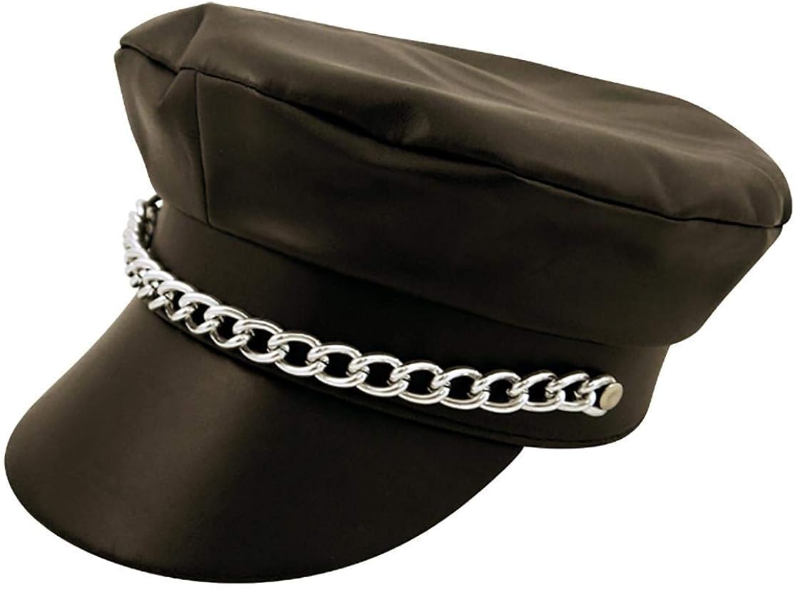 Islander Fashion Unisex Black Chauffeur Hat Ladies Gents Driver Stag ...