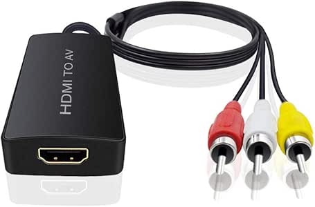 Amazon.com: HDMI to AV Adapter, HDMI to Composite AV Converter ...