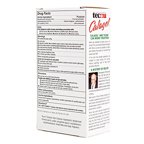 Купить Grabber Outdoors Calagel Anti-itch Gel, With Free 2-Ounce Tecnu ...