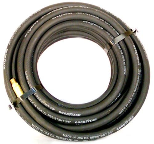 Air Hose Continental ContiTech BLACK RUBBER 250psi 3/8” x 50’ with ...
