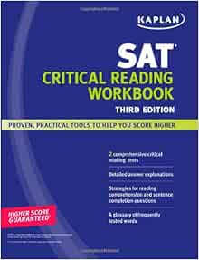 Amazon.com: Kaplan SAT Critical Reading Workbook: 9781419552120: Kaplan ...