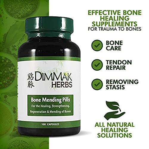 Bone Mending Pills by Dimmak Herbs, Bone Fracture Healing Supplement ...