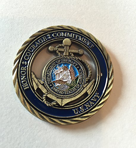 1 US Navy Core Values Challenge Coin Plus Clear Case And Gold Plated Keychain 1-us-navy-core-values-challenge-coin-plus-clear-case-and-gold-plated-keychain