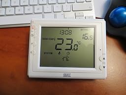 Celect Wireless RF 433MHz Large Screen VF Room Thermostat with Plug In ...