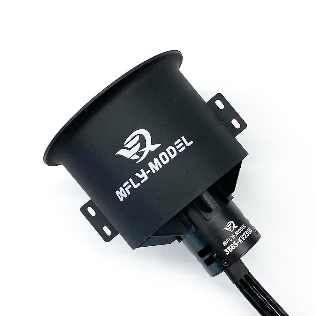 XFLY-MODEL 80mm 12-Blade EDF Ducted Fan with 6S Brushless Inrunner 3665 ...