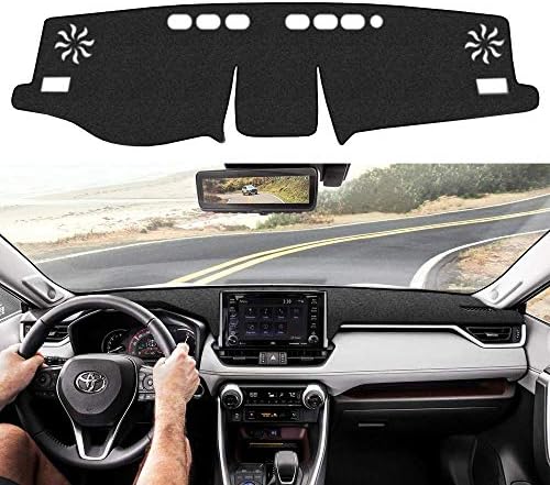Dash Cover for Toyota RAV4 19-20, Anti-Slip Dashboard Cover Carpet ...