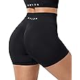 CELER Womens Workout Shorts Seamless Scrunch Butt Gym Shorts High Waisted Yoga Athletic Booty ...