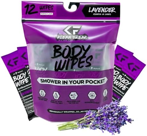 سعر Klean Freak Body Wipes - Individually Wrapped | Showerless Body ...