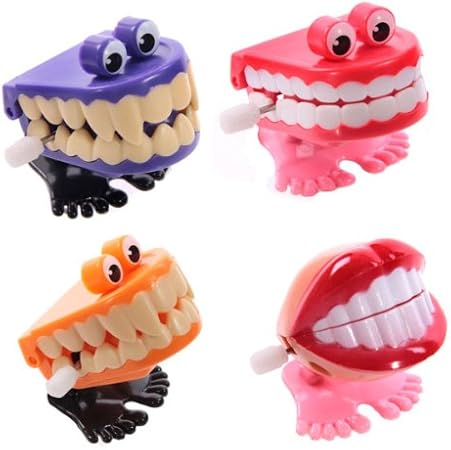Chattering Wind Up Teeth - Choice of Colours Available: Amazon.co.uk ...