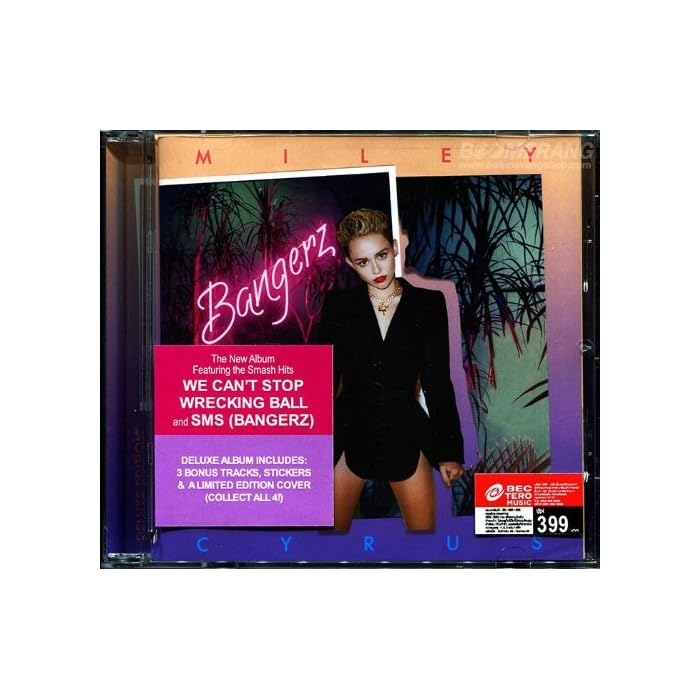 Bangerz Miley Cyrus Deluxe Album Cover