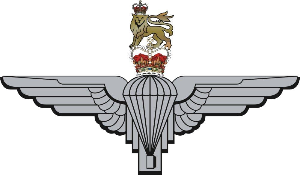 PARACHUTE REGIMENT PARAS CAP BADGE STICKER - 2 sizes available, Ideal ...