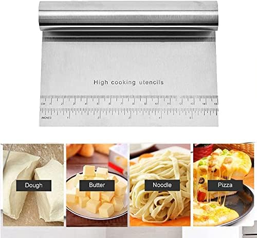 Norany Dough Pastry Scraper/Cutter/Chopper Stainless Steel Mirror ...