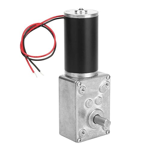 24V DC Gear Motor 8MM Shaft Electric Motor High Torque 10-500 RPM Speed ...