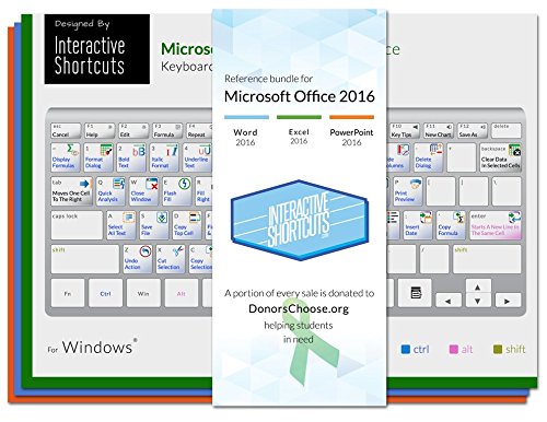 Buy Microsoft Office 2016 Quick Reference Guide (Cheat Sheet for ...
