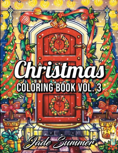Christmas Coloring Book: An Adult Coloring Book with Fun, Easy, and ...