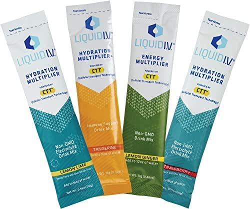 Niro Hydration Multiplier Liquid I.V. | 4 Flavor Pack Verity ...