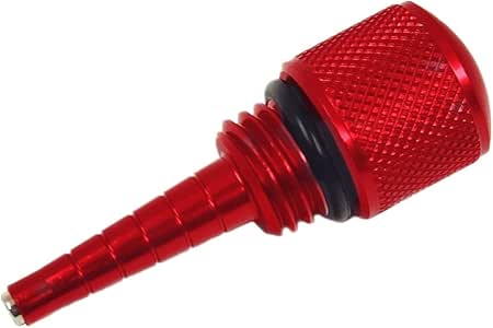 Amazon.com : iFJF Magnetic Tip Dipstick Aluminum Red Generator Oil Dip ...