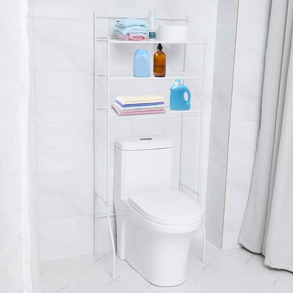 Bagno 3 Ripiani Scaffale Bagno e WC GOTOTO Scaffale da Bagno Scaffale ...