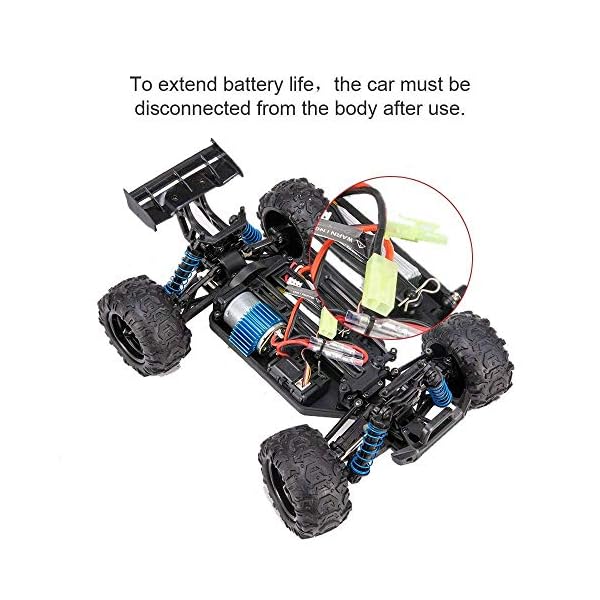 Distianert RC Truck 1/18 Scale Flexible 4WD RC Car for Kids & Adults, 2 ...