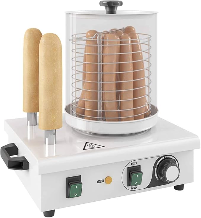 Festnight- Profi Hot Dog Maker mit mit 2 St?Ben 500 W | Edelstahl Hot ...