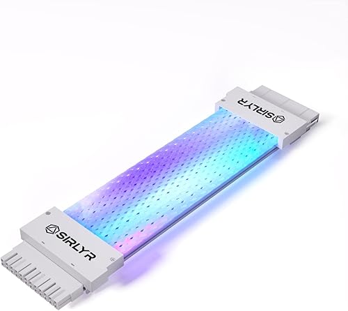Sirlyr RGB PSU Cables,ARGB Motherboard Power Supply Cable,24 Pin ...