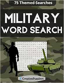 Military Word Search: Armed Forces Activity Puzzle Book ...