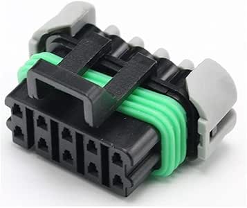 SHENYI 1pcs 10 Camino Negro Metri-Pack 150 Asamblea Conector Hembra ...