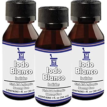 Amazon.com: Iodine Tincture Decolorized Colorless White Clear Iodo YODO ...