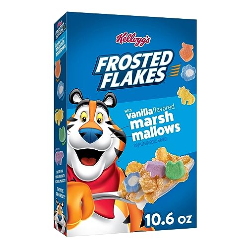 Kellogg's Frosted Flakes Cold Breakfast Cereal, 7 Vitamins and Minerals ...