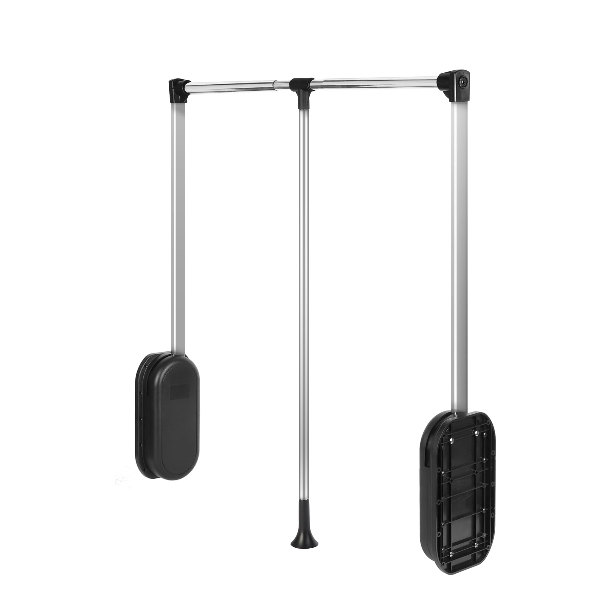 bimiti Pull Down Closet Rod 66 lbs Capacity Heavy Duty Pull Down 33-45 ...