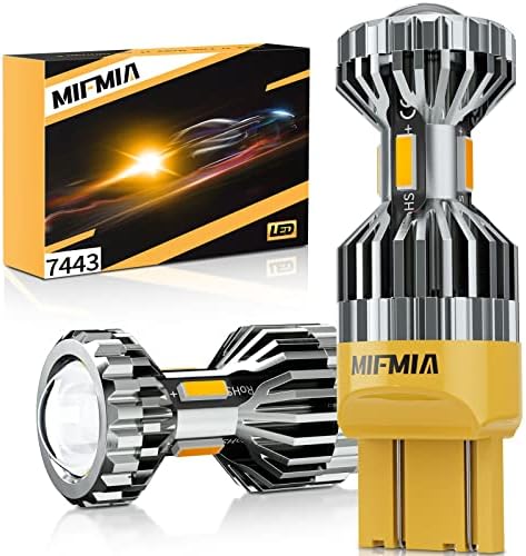 MIFMIA 7440 7443 LED Bulb, 500% Brighter CSP LED Turn Signal Bulb ...