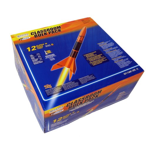 Estes Alpha III Rocket Bulk Pack (Pack of 12) - MaximoRC.com