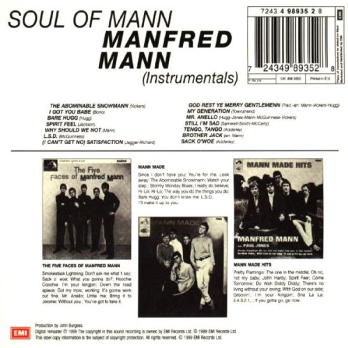 Manfred Mann Album: «Soul of Mann»