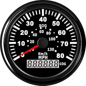 Amazon.com: Samdo Universal 85mm GPS Speedometer 80MPH With Backlight ...